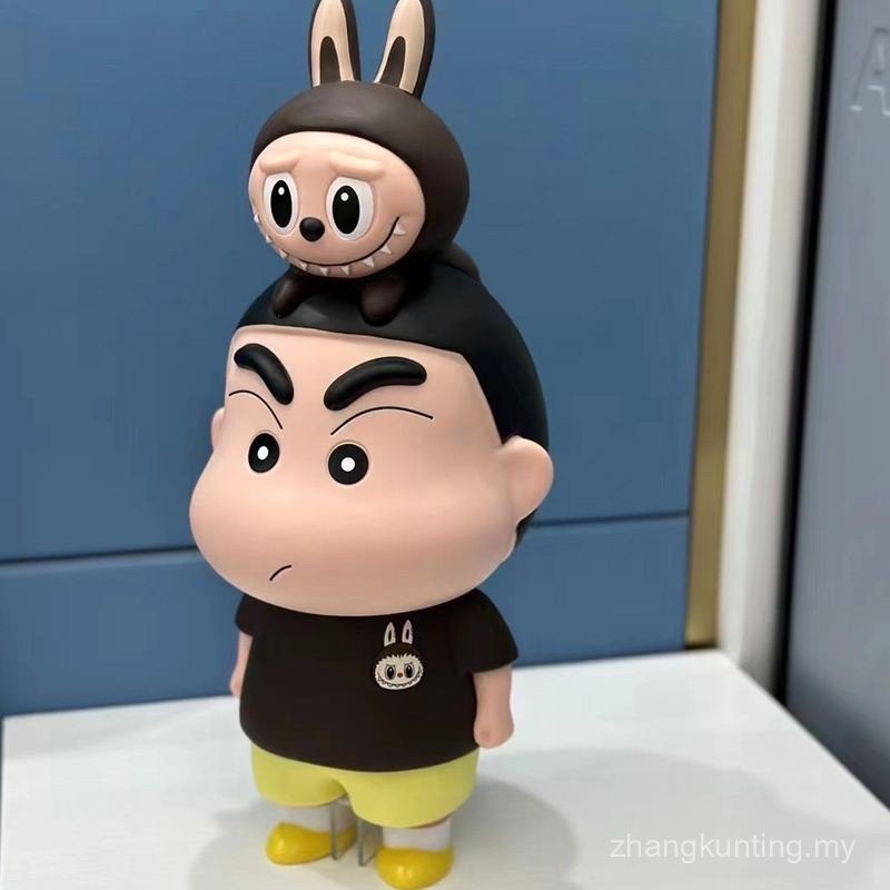 Labubu Crayon Shin-Chan Hand-Made Anime Model Nohara Shinnosuke Cute ...