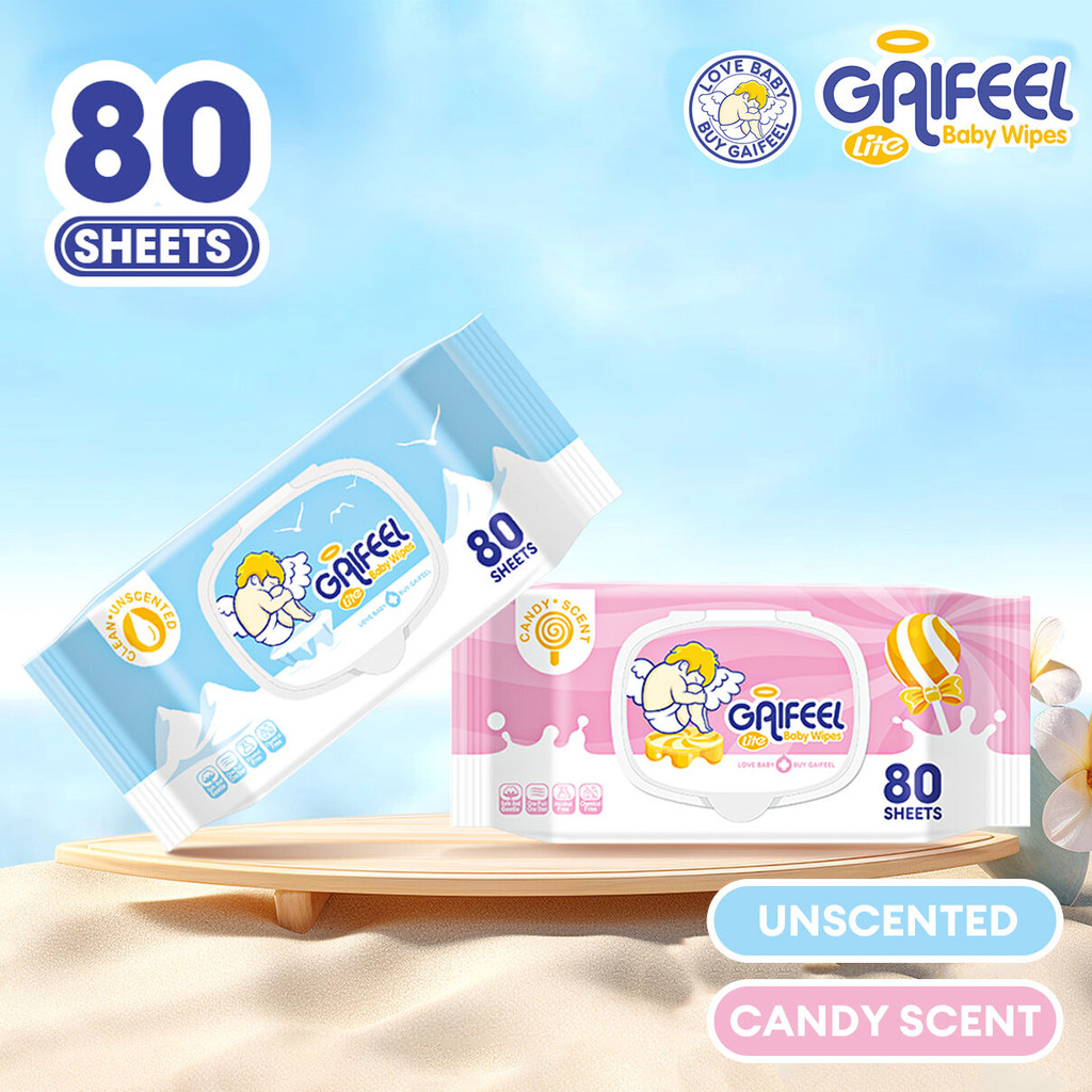 tissues paper GAIFEEL Baby Wet Wipes Unscented CANDY Scent Wet Tissue ...