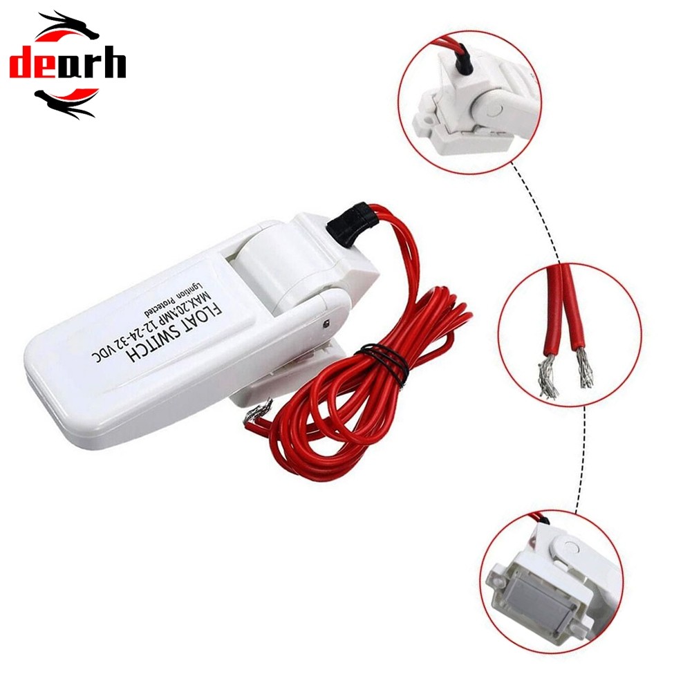 12V/24V/32V Automatic Float Switch Marine Bilge Pump Automatic Marine ...