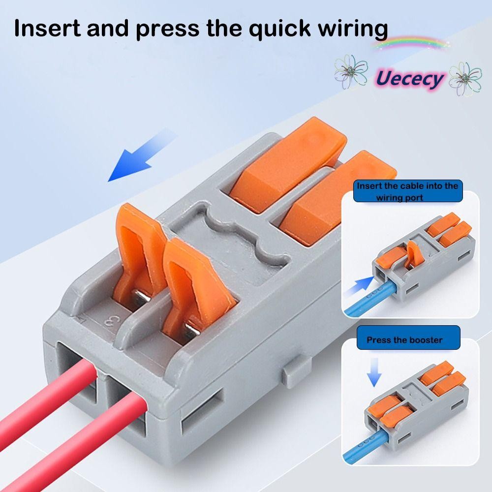 UECECY Quick Terminal Block, Universal Compact Mini Wire Connector ...