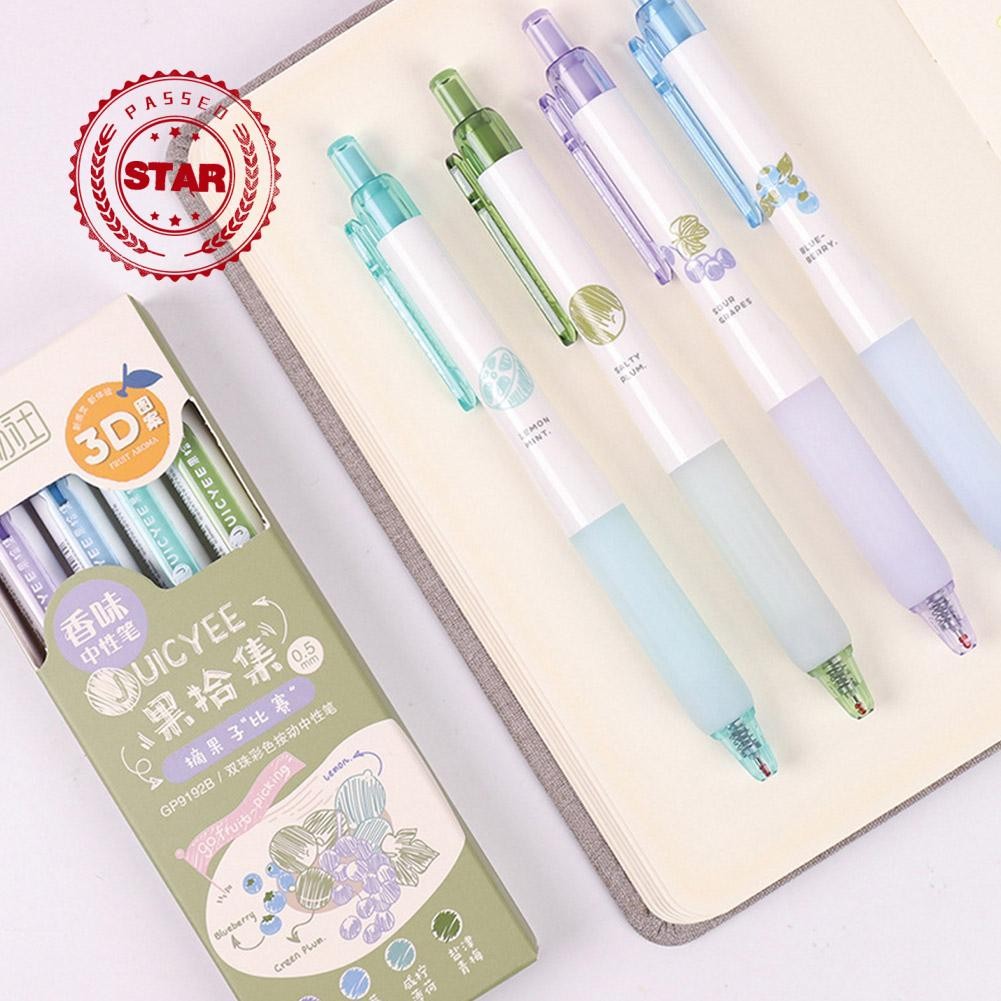 Fruit Flavored Ballpoint Pen 3d Colored Gel Pens 0.5mm Pen Colour Q5c1 ...