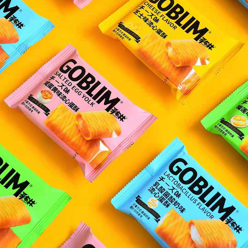 Goblin Liuxin Egg Roll Old-fashioned Egg Roll Salted Egg Yolk Pastry ...