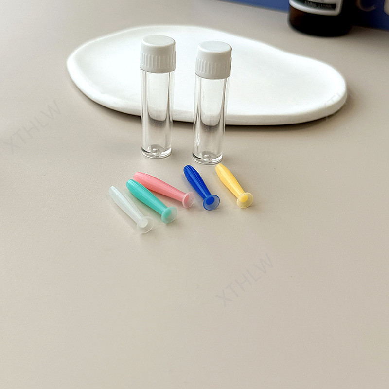 5 Colors/RGP Hard Contact Lens Suction Stick Silicone Integrated Solid ...