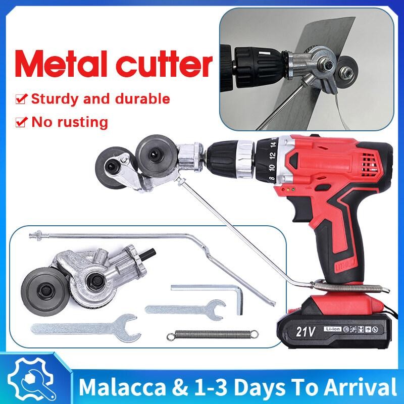 Universal Electric Drill Plate Cutter Metal Sheet Cutter Nibbler Sheet ...