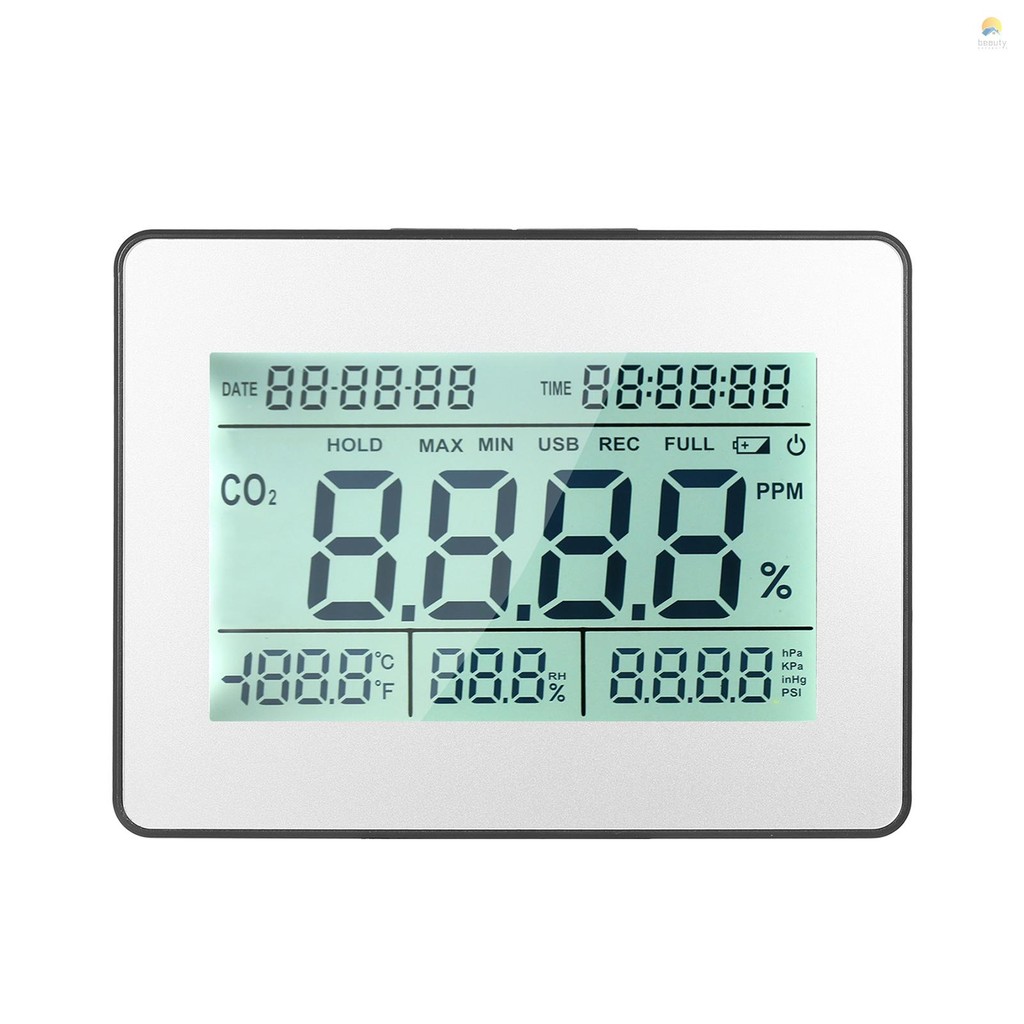 Air Quality Monitor Carbon Dioxide Detector Air Quality Monitor Meter ...