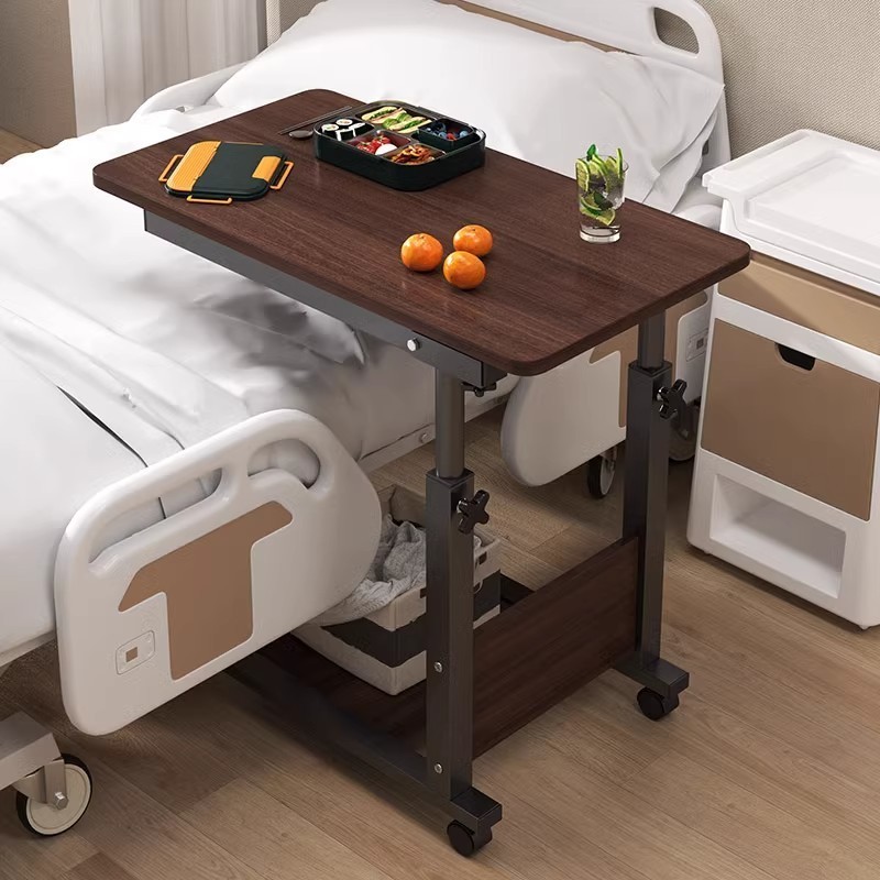 Bedside Table Movable Liftable Dining Table Hospital Dining Table ...