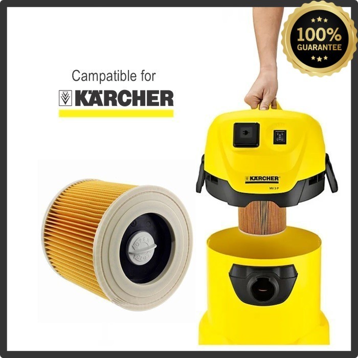 Karcher Filter Catridge Vacuum Replacement A2004 A2054 A2101 WD2.250 ...
