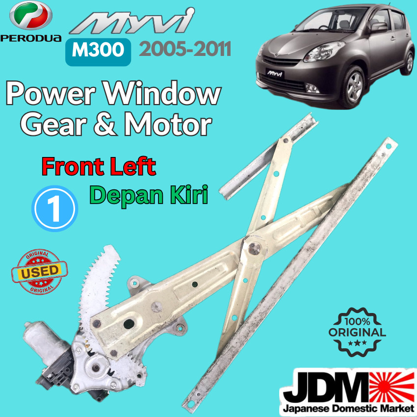Power Window Gear with Motor Original Used Fit For PERODUA Myvi 1st ...