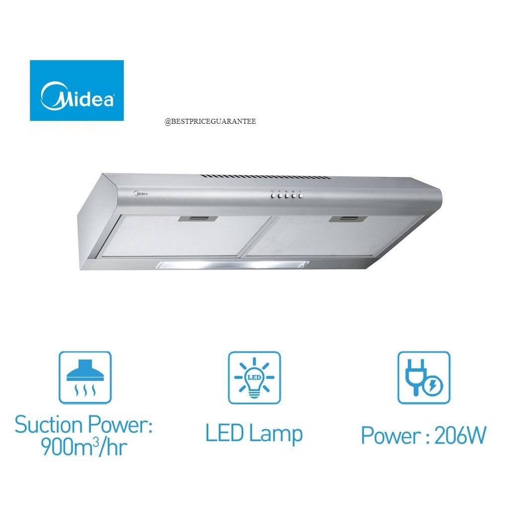 Midea MCH-76MSS Slim Cooker Hood/extractor hood Midea MCH-76MSS Slim ...