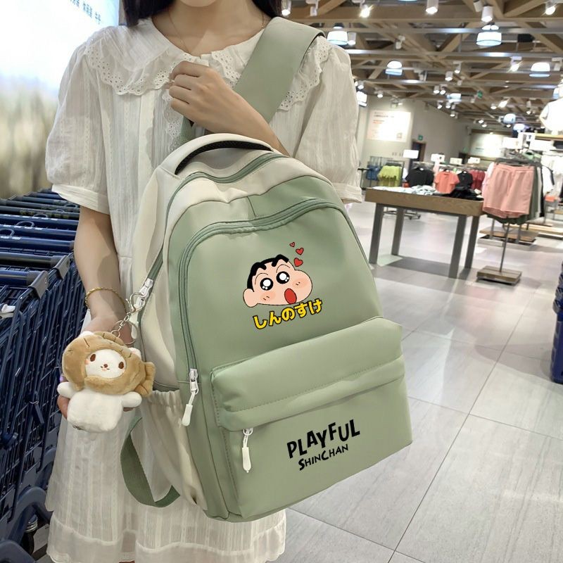 [Phell] Crayon Shin-Chan Schoolbag Boys Girls Backpack Junior High ...
