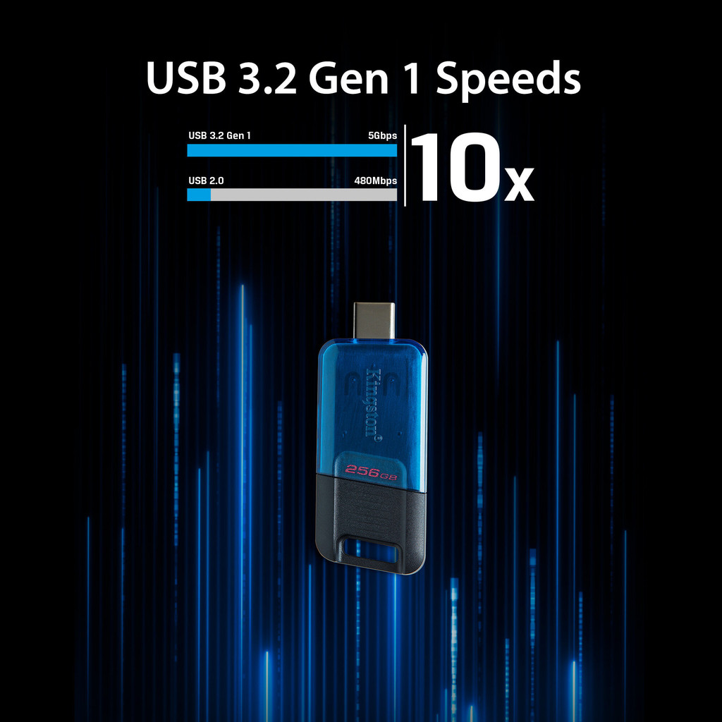 Kingston DataTraveler 80 M 200MB/s USB-C Flash Drive | Shopee Malaysia