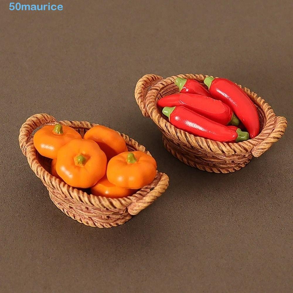 MAURICE 1:12 Mini Simulation Food Model, Eggplant Zucchini Artificial ...