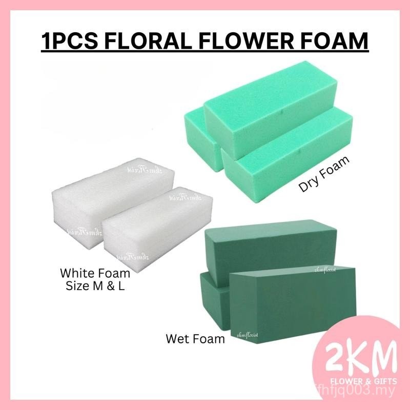 (1PC) Dry Floral Foam Dry Sponge Dry Flower Wet Foam Dry Span Bunga ...