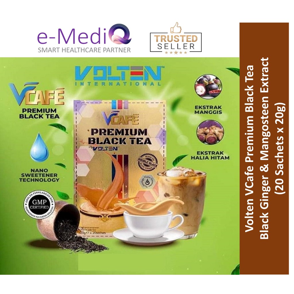 VOLTEN VCAFE Premium Black Tea (20 sachets/box) 100% Original | Shopee ...