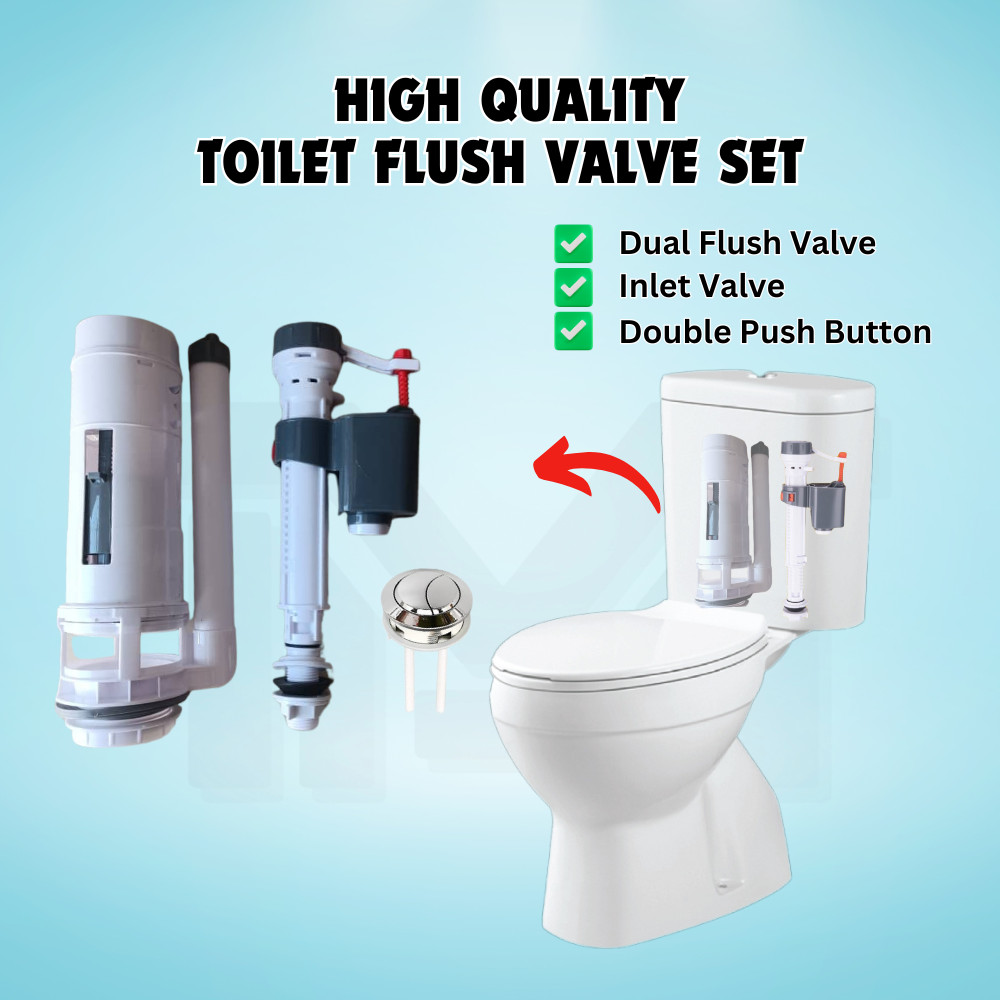 0034 50MM Full Set Toilet Water Tank Valve Toilet Water Tank Flush ...
