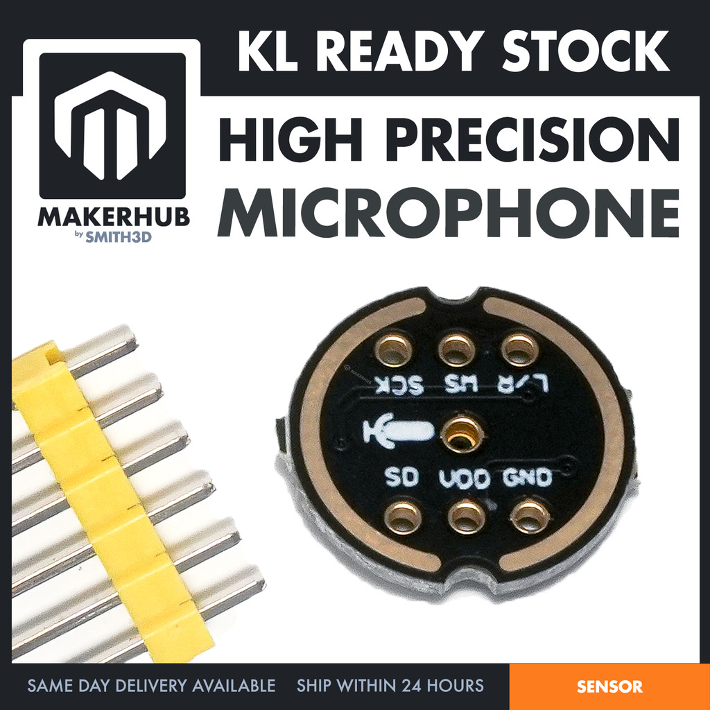 Omnidirectional Microphone High Precision Microphone Module Sound Sensor I2S Interface INMP441 ...