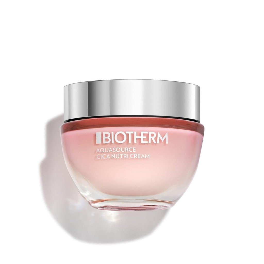 Biotherm Aquasource Cica Nutri Cream, krim muka dengan Life Plankton ...
