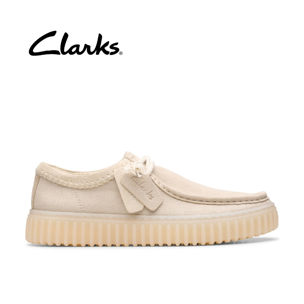 Clarks Mens Torhill Lo Off White Int | Shopee Malaysia