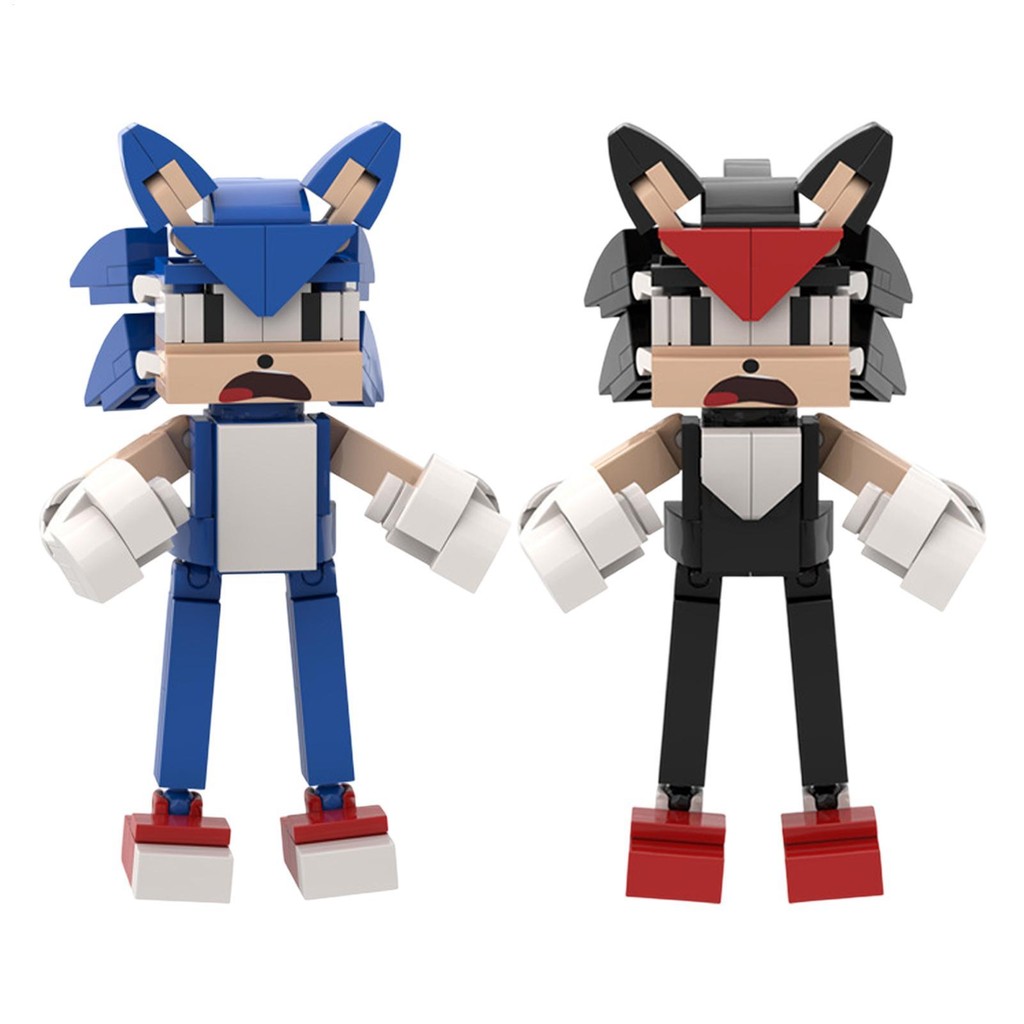 Pixel Sonic the Hedgehog | MC Style Sonic the Hedgehog Building Blocks ...