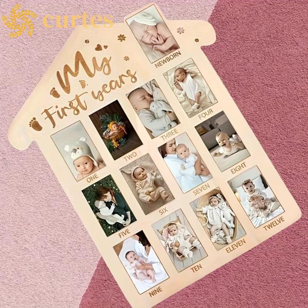 CURTES 12 Month Milestone Board, Celebrations Commemorative Baby’s ...