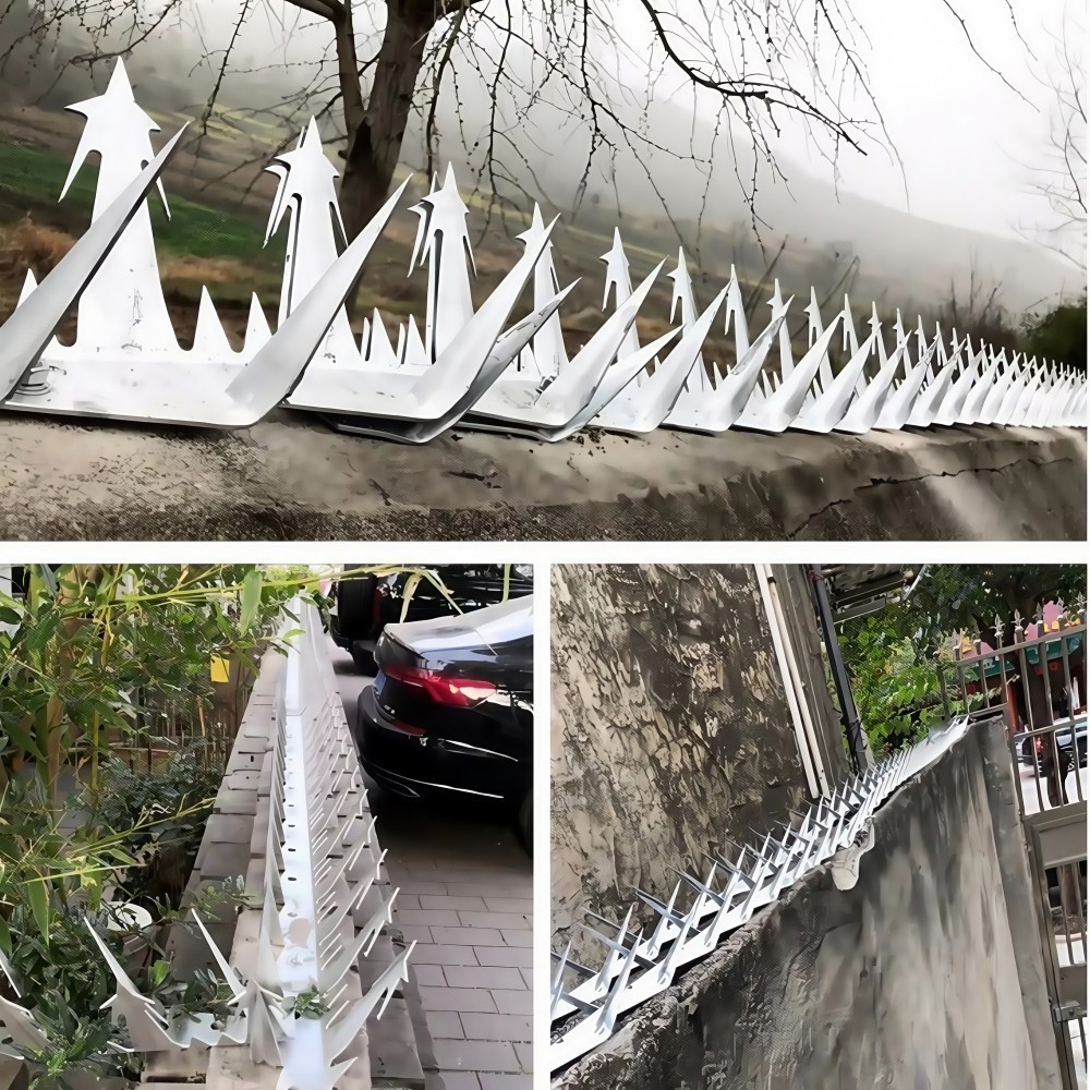 Hot Dip Galvanised Anti Climb Fence Barb / Security Wall Fencing Spikes ...