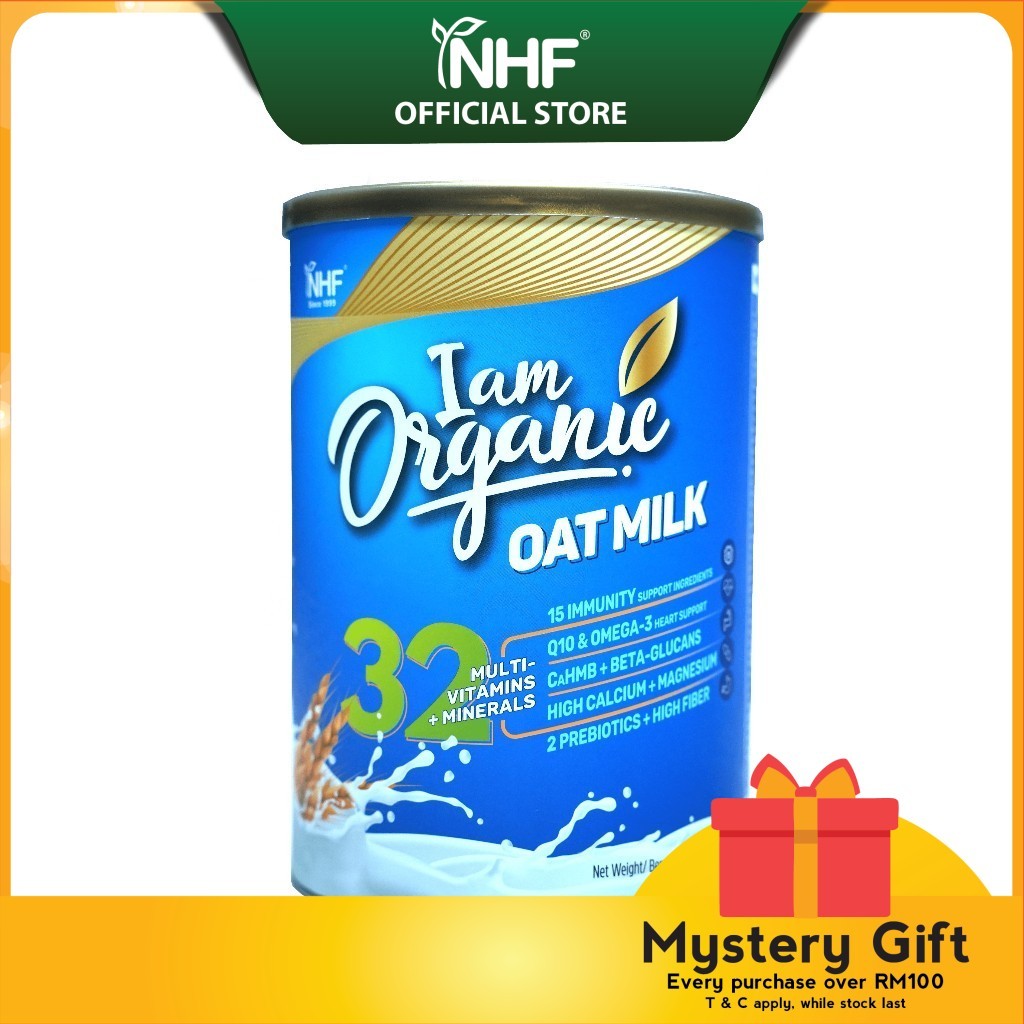 NHF I am Organic Oatmilk with 32 Multivitamins + Minerals (850g) | Shopee Malaysia