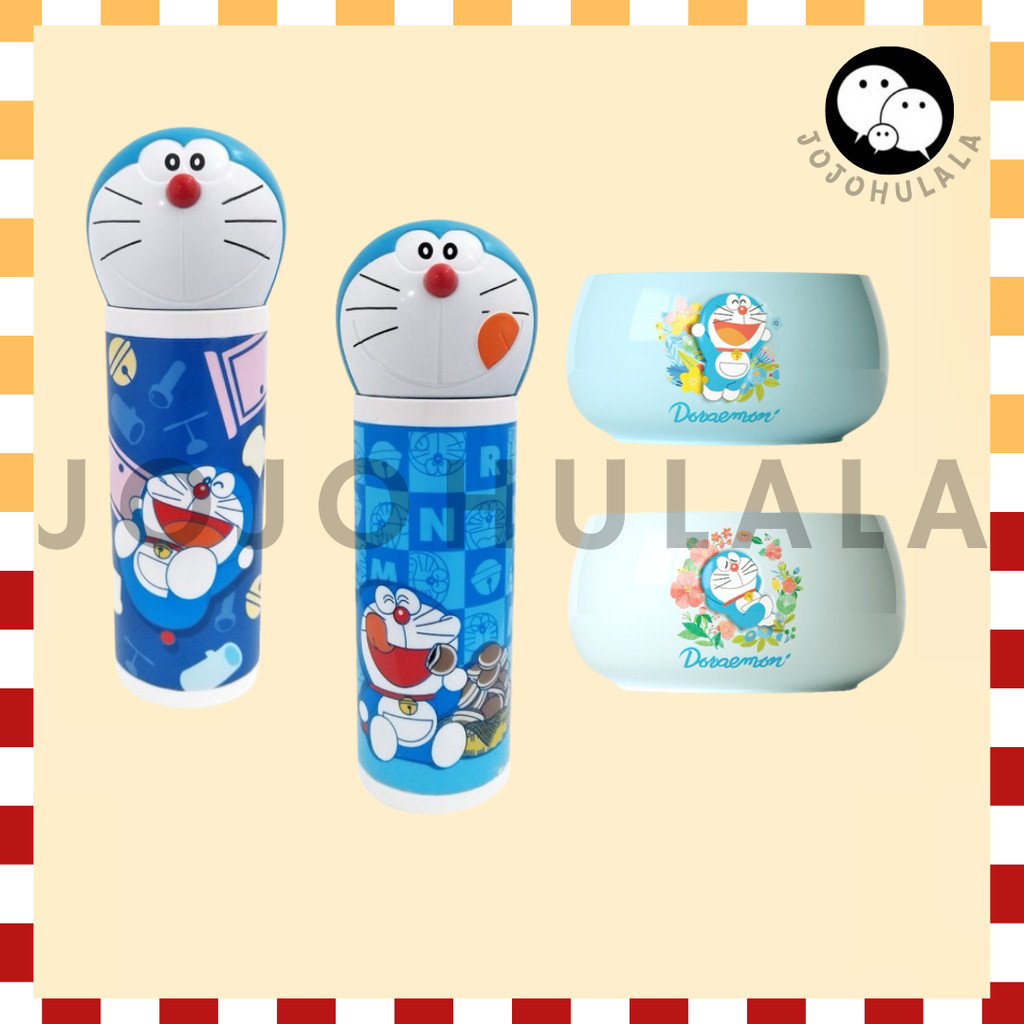 Glass Bottle Bowl Cartoon Doraemon Dorayaki Bell Bread Collection ...