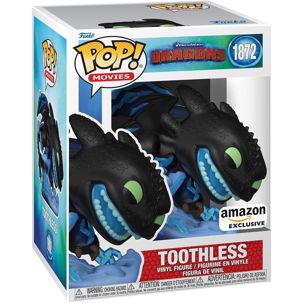 Funko Pop! Premium: How to Train Your Dragon - Toothless (with ...