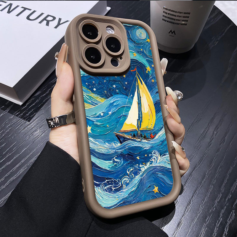 Oil Painting Style Phone Case For Tecno Pova 5 Pro 6 Pro Pova 6 Neo 4G ...