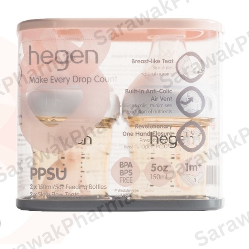 Hegen PPSU 150ml/5oz 1m+ (2 Pack) | Shopee Malaysia
