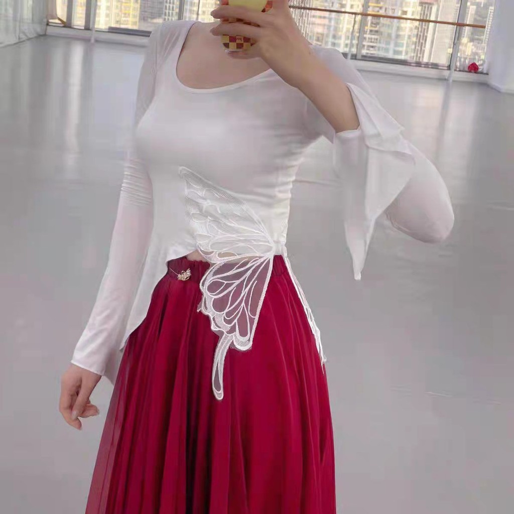 Classical Dance Suit Top Female Modern Dance Ballet Body Rhyme Body ...