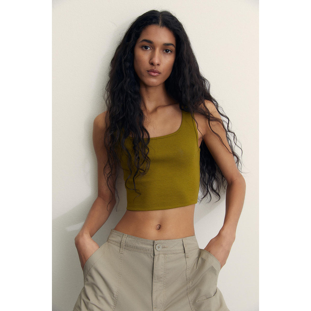 Cropped vest top | Shopee Malaysia