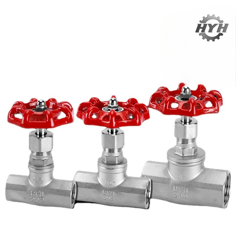 [HYH] 304 Stainless Steel Cut-off Valve Internal Threaded Wire Buckle Valve DN15 20 25 Water ...