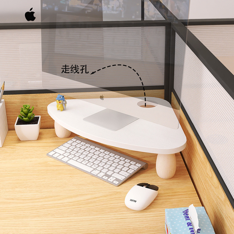 Corner Computer Elevated Rack Girl Work Space Corner Screen Storage ...