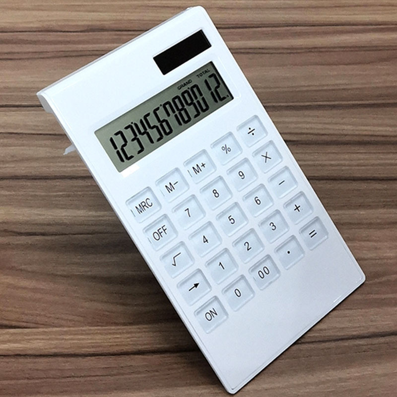 12-bit Large LCD Display Calculator Standard Function Calculator with ...
