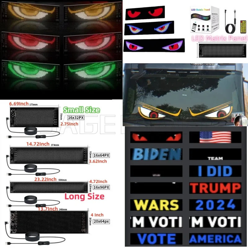 LED Flexible Screen Display with Remote Animation Led Sign Scrolling ...