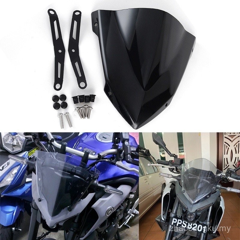 【In stock】MT 03 25 Windshield Windscreen For Yamaha MT-03 MT25 MT-25 ...