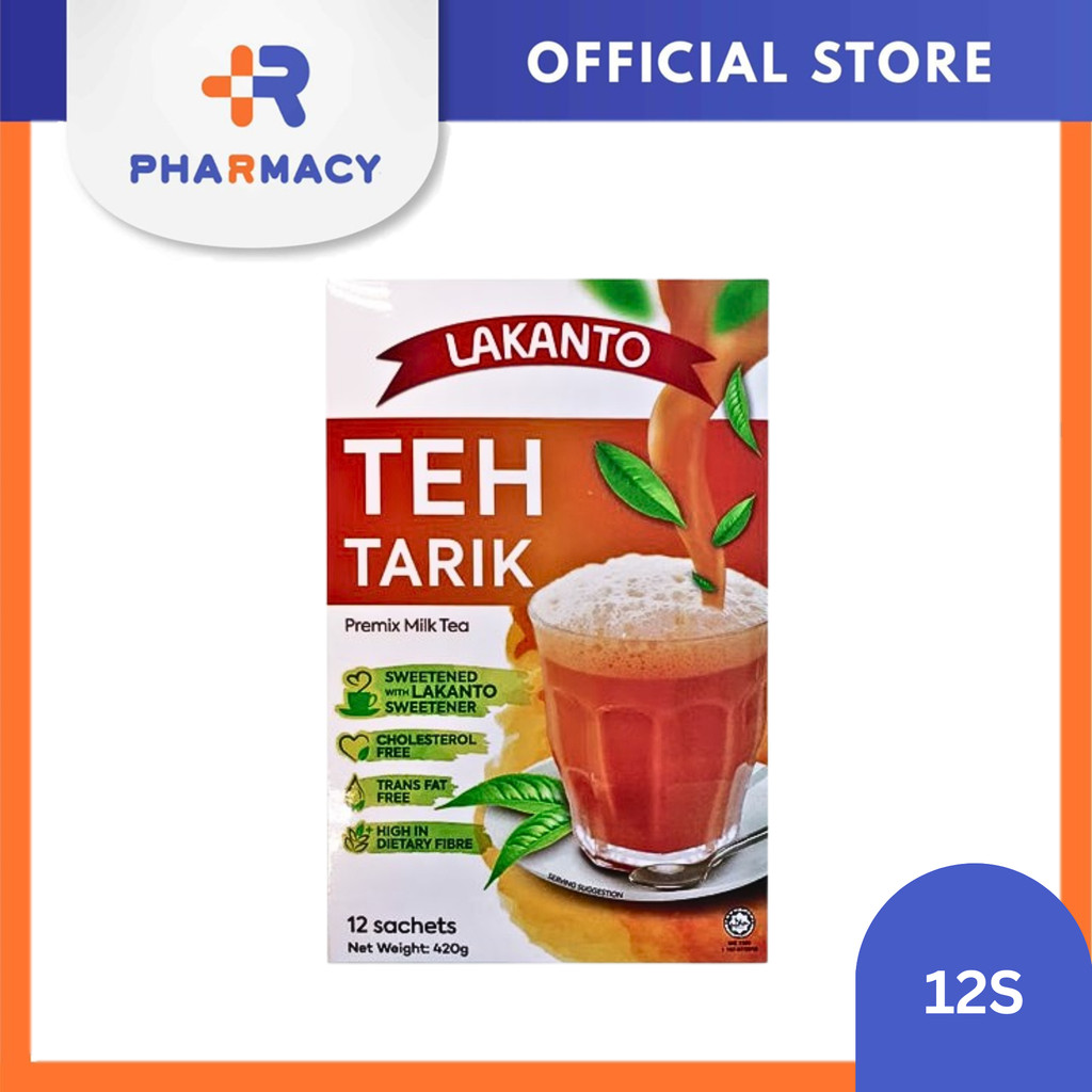 R Pharmacy | Lakanto Instant Teh Tarik Milk Tea 35G 12S | Shopee Malaysia