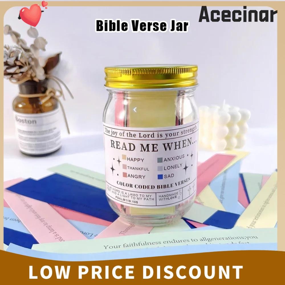 ACECINAR Bible Verses Jar, Colorful Emotions And Feelings Christian ...