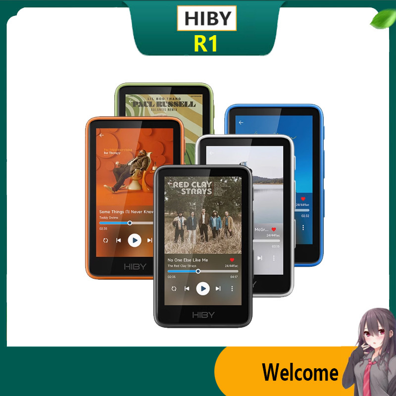 HiBy R1 HiFi Audio Music Player MP3 USB DAC WiFi Bluetooth 5.1 DSD256 PCM384kHz/32bit X1600E ...
