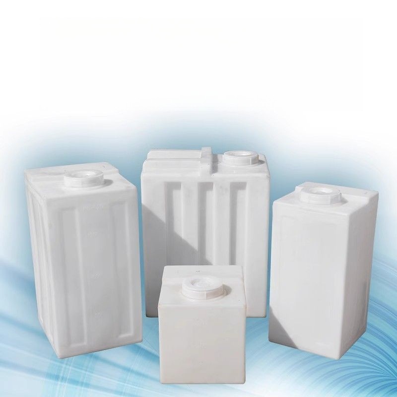 Water tank plastic bucket RV PE dosing square plastic bucket vertical ...