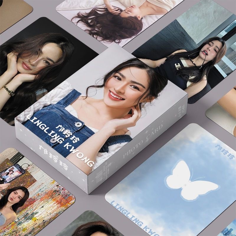 30-55pcs BUS Boun prem Photocards faye yoko lingorm Laser Hologram Lomo ...