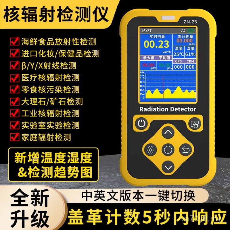Nuclear Radiation Detector Nuclear Pollution Professional Radioactive ...