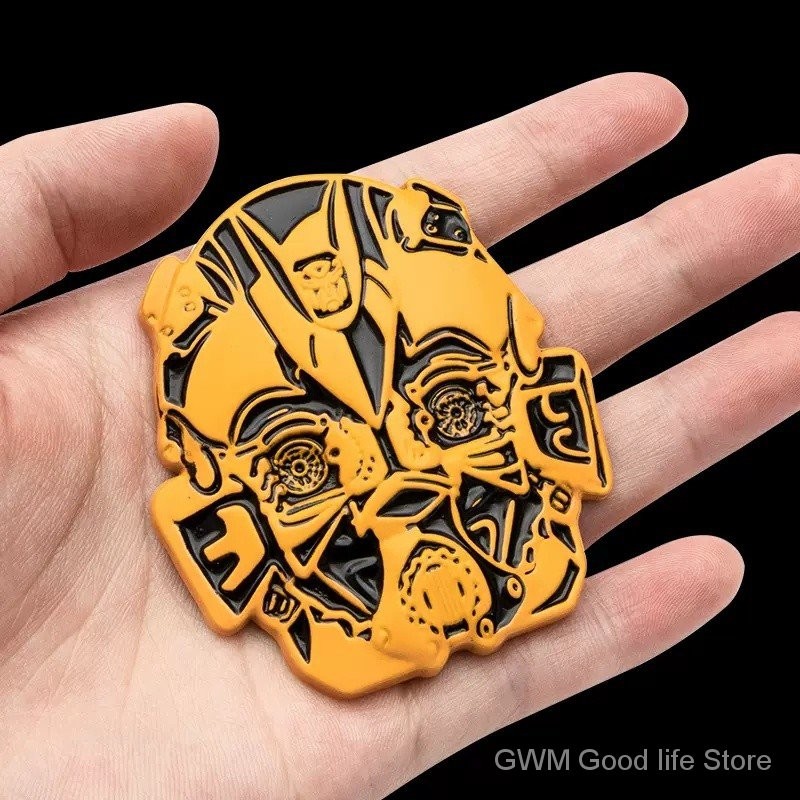 Transformers Bumblebee Car Stickers Pure Metal Car Stickers Car Pie ...