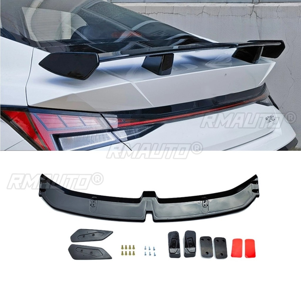 For Hyundai Elantra PRO 2021-2024 Rear Trunk Spoiler Wing Rear Roof ...