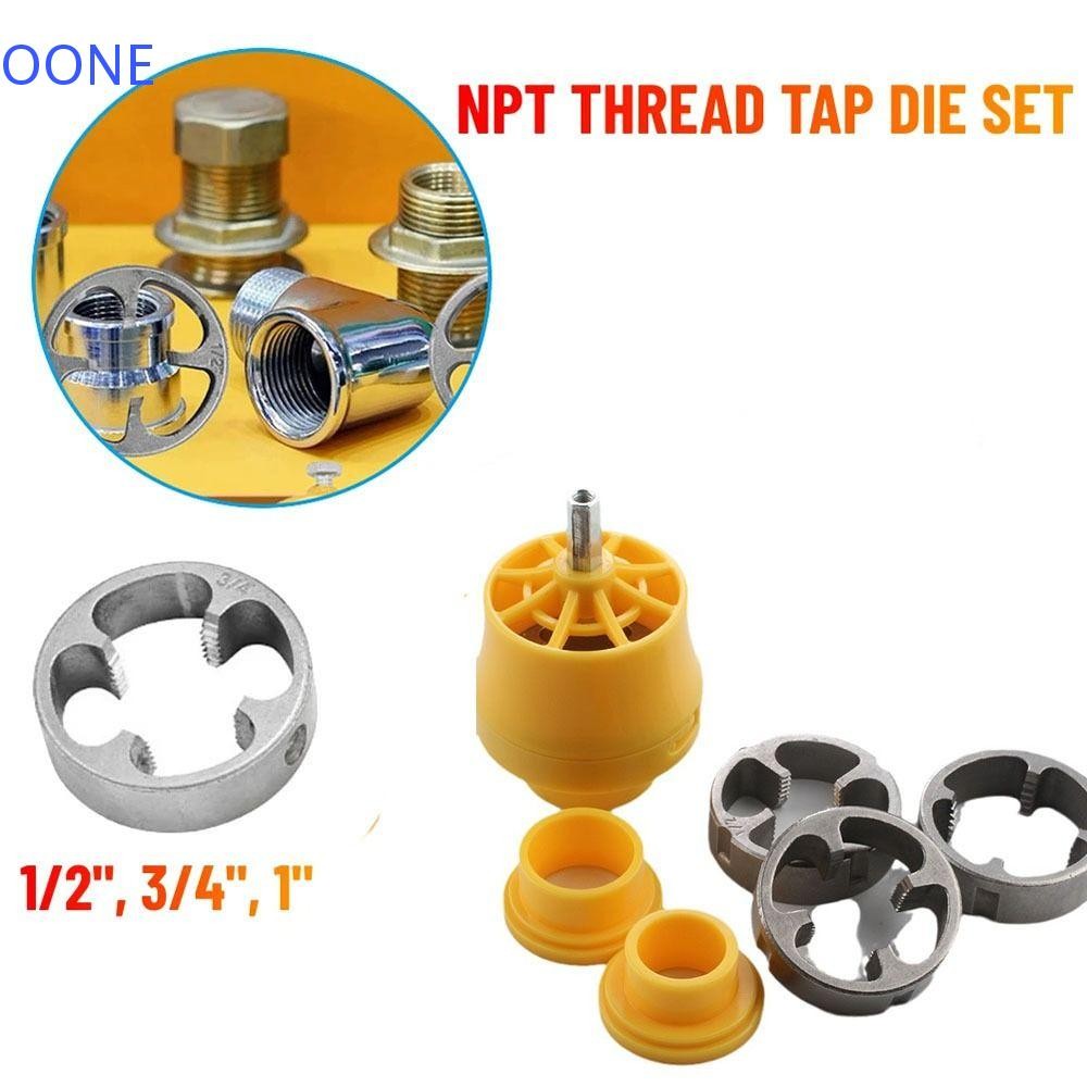 OONE NPT Thread Tap Die, Threading Plumbing Water Pipe Threading Device ...