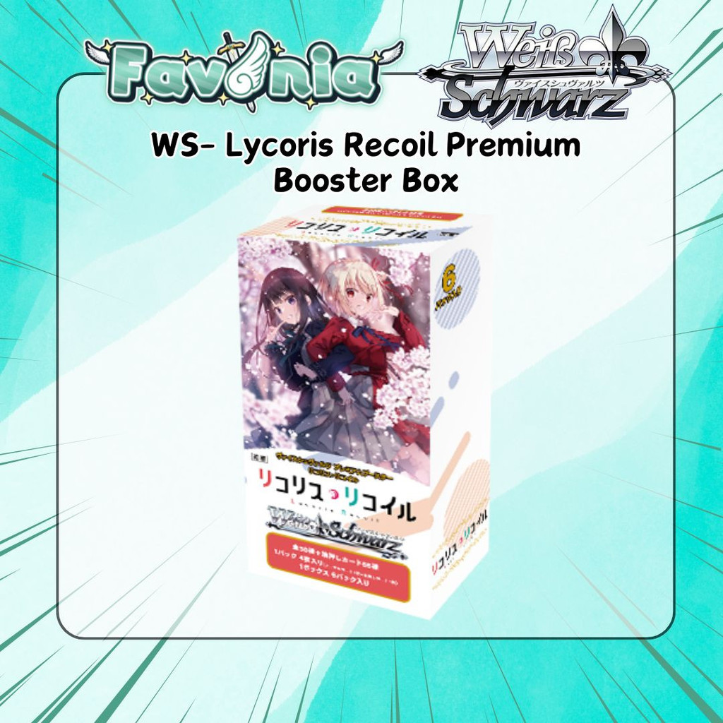WS | Lycoris Recoil Premium Booster | Premium Booster Box | Weiss Schwarz | Japanese JP | WSTCG ...