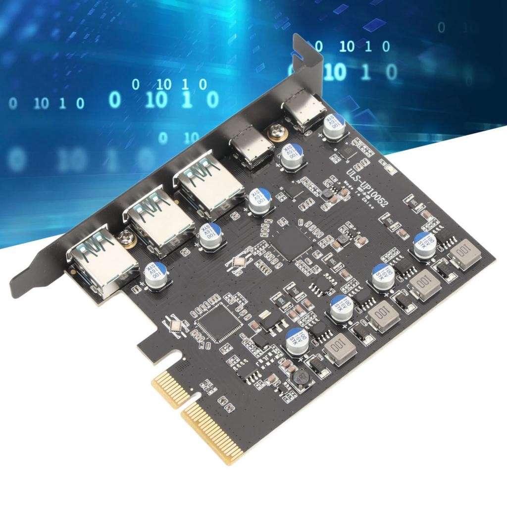 Apill PCIE To Type C Expansion Card 5V USB3.2 Gen2 Overcurrent ...