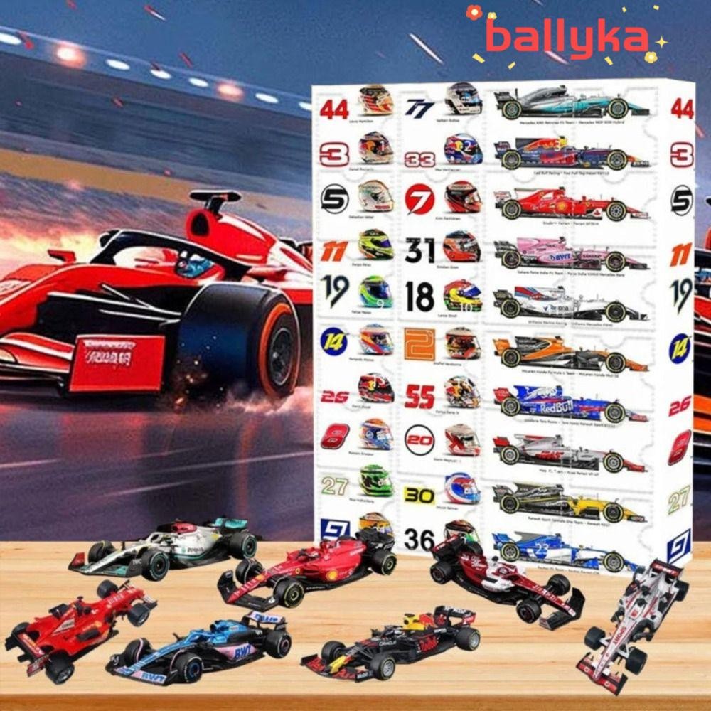 BALLYKA Formula 1 Advent Calendar 2024, Christmas Plastic Racing Car ...