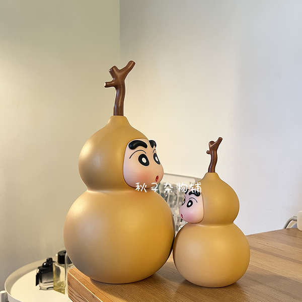 shin chan shin chan figure 蠟筆小新盲盒 Mainan bergaya krayon labu kecil ...